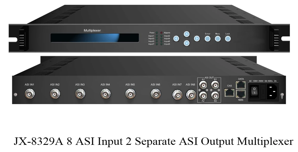 8 Asi To 2 Asi Output Multiplexer For Catv Digital System - Buy Asi ...