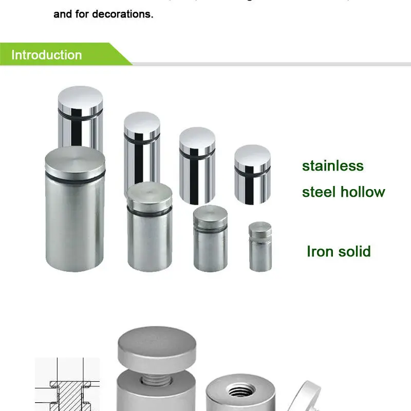 Advertising Fixing Mirror Glass Wood Plastic Good-using Special Nuts ...