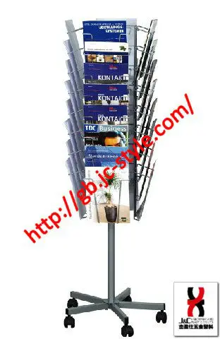 4 Sides Flooring Metallic Greeting Card Display Rack By Rotat/revolving ...