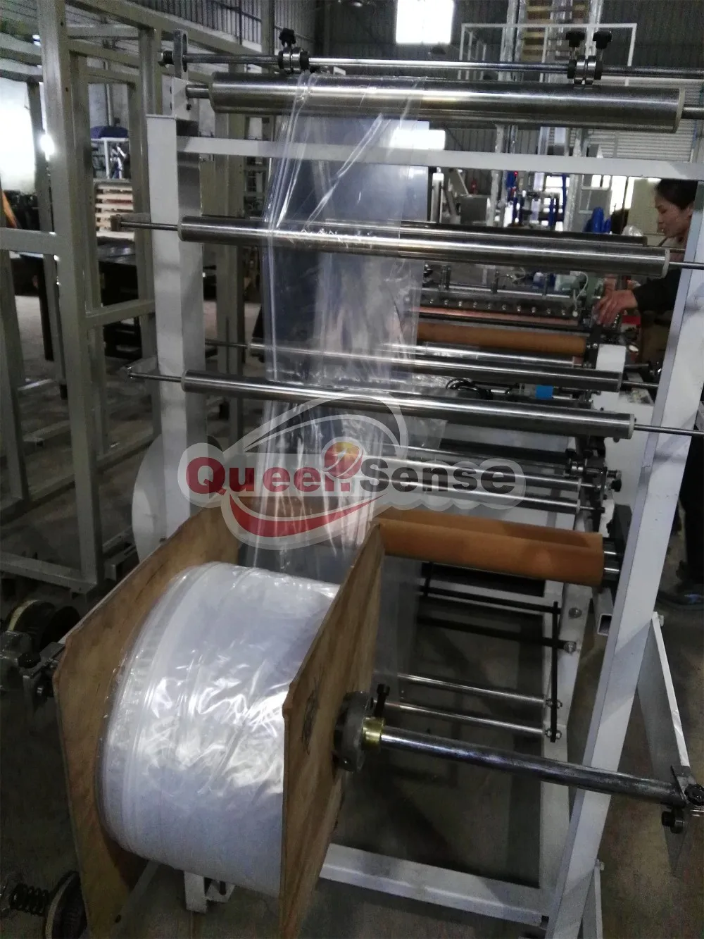 Zipper Bag Cutting And Sealing Machine Ziplock Heating Cutting Machine ...