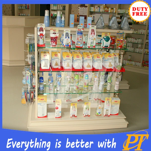 Retail Medical Store Furniture Pharmacy Shelving Display Showcase Stand ...