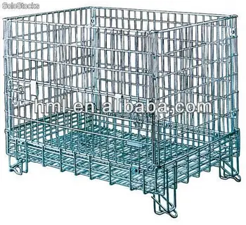 Returnable Collapsible Storage Metal Crate For Recycle Industry - Buy ...