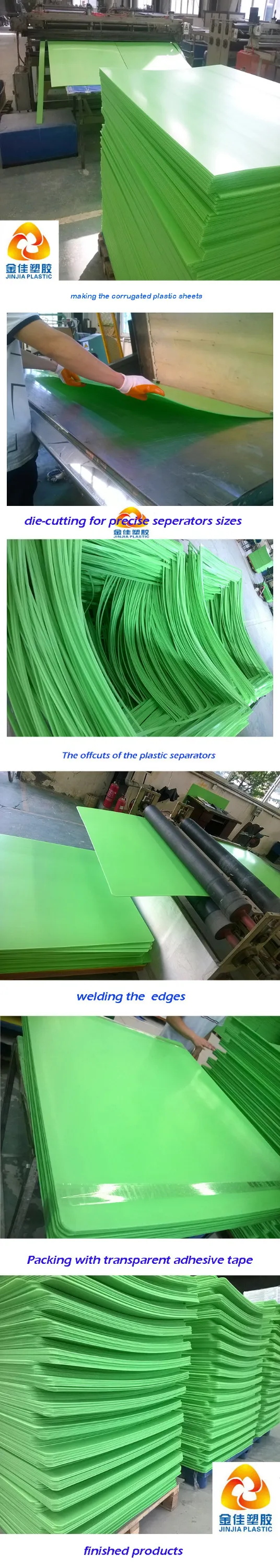 100% Virgin Polypropylene Plastic Interlayer Sheets for Beverage Industry