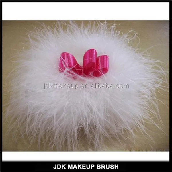 Hot Selling Wholesale Baby Pink Ultra Soft Feather Powder Puff - Buy ...