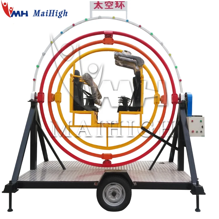 Space Ring 2/4/6 Seats - Mobile Gyroscope for Fun & Thrill