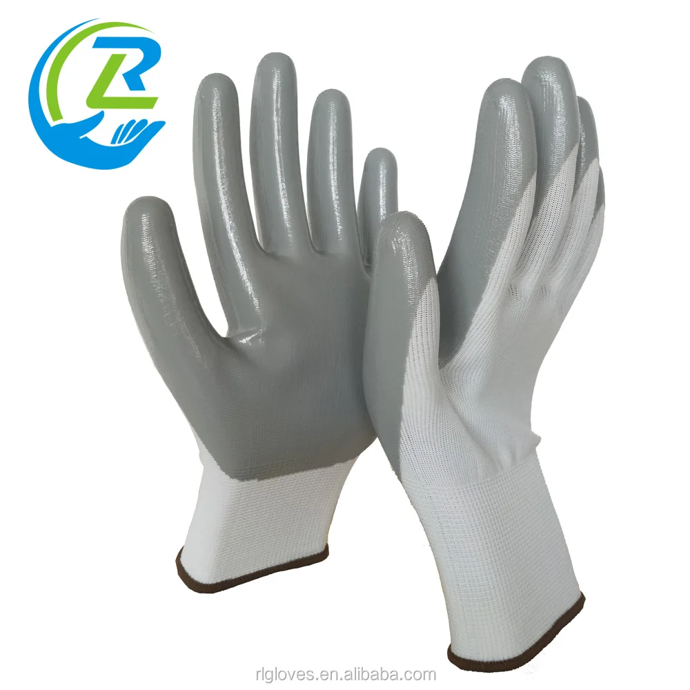 En388 3121 Nylon Liner Coated Nitrile Hand Gloves Manufacturers - Buy China/colored Nitrile ...