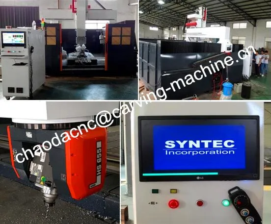 5 Axis Cnc Stone Machine With High Wall For Marble Granite Moulds ...