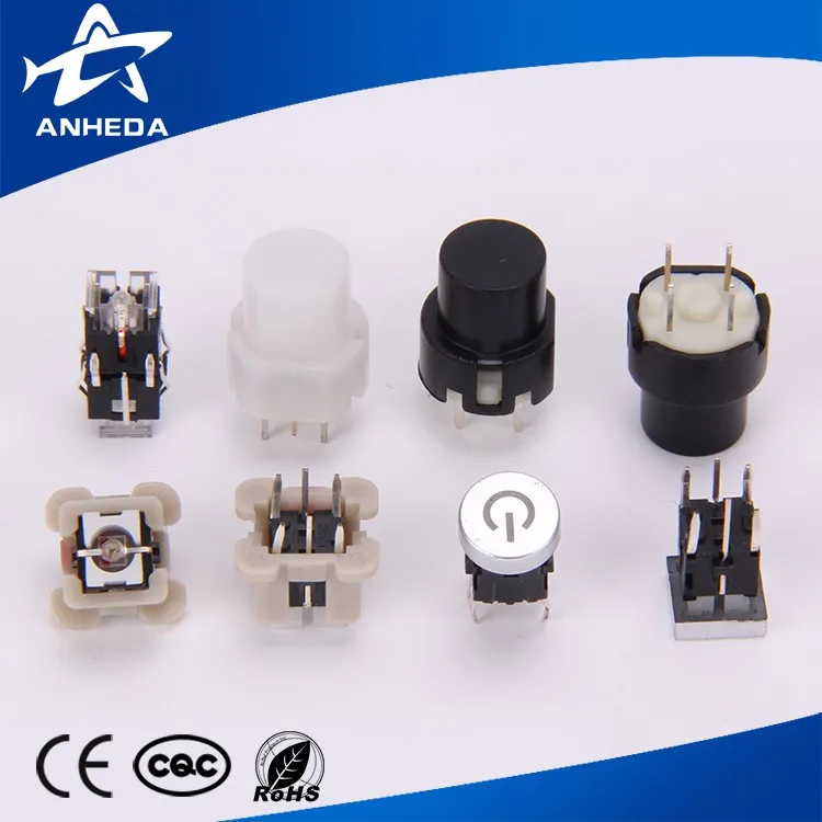 Illuminated 6*6 Smd Tact Switch with Led for Telecommunication ...