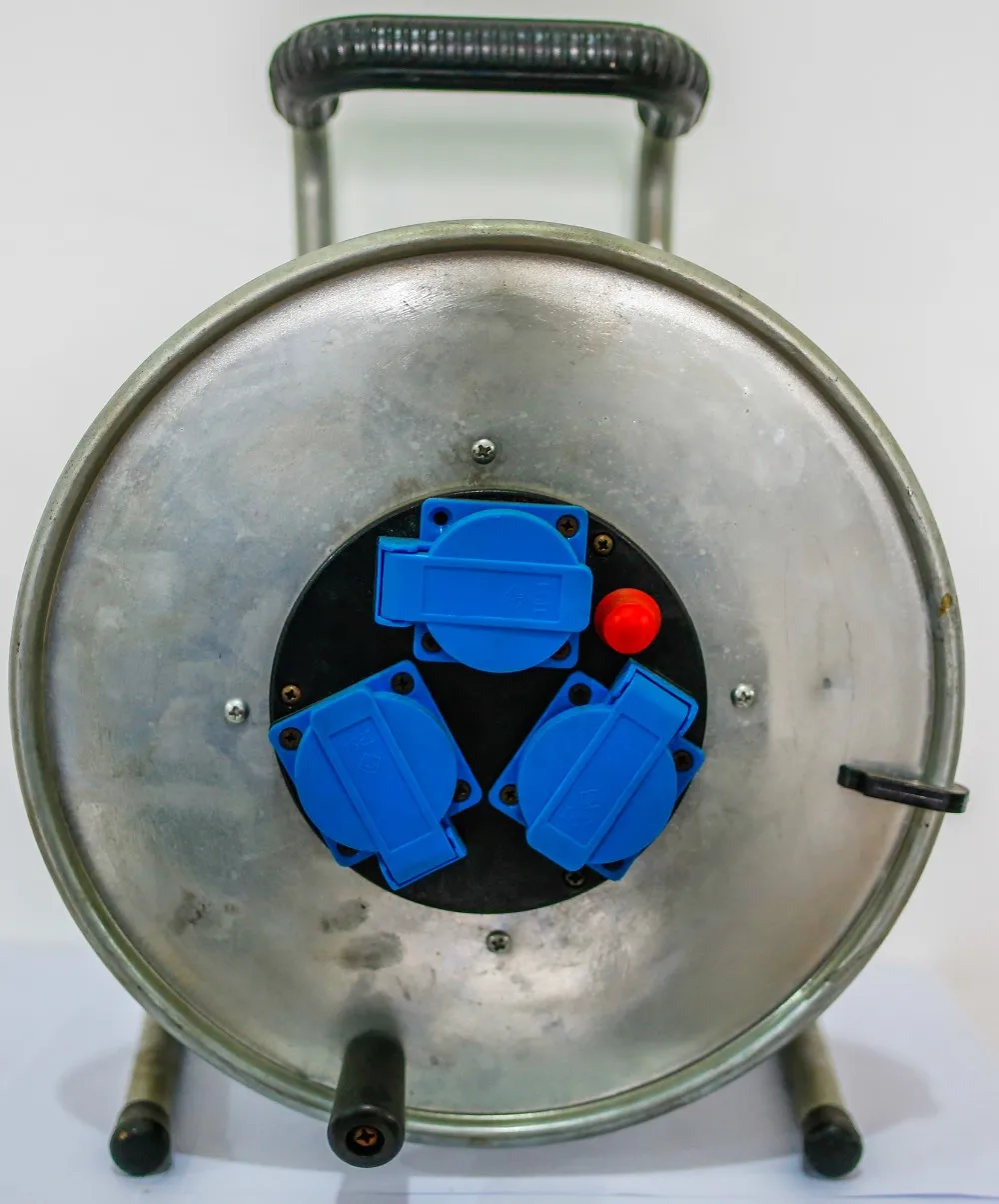 Cord Reel Schuko Auto-rewind Cable Reel Europe Schuko Power Cable ...