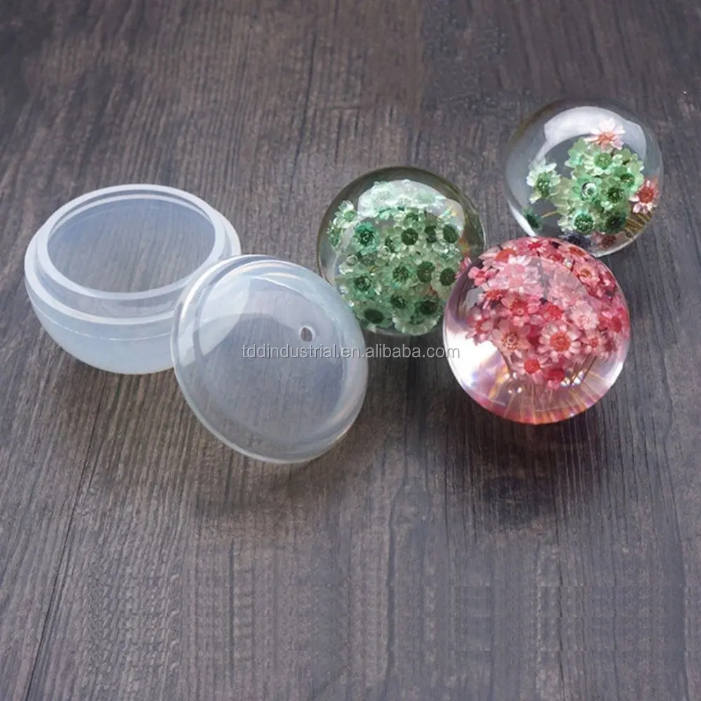 Ball Orb Sphere Paperweight Silicone Mold,For Polymer Clay,Crafting ...
