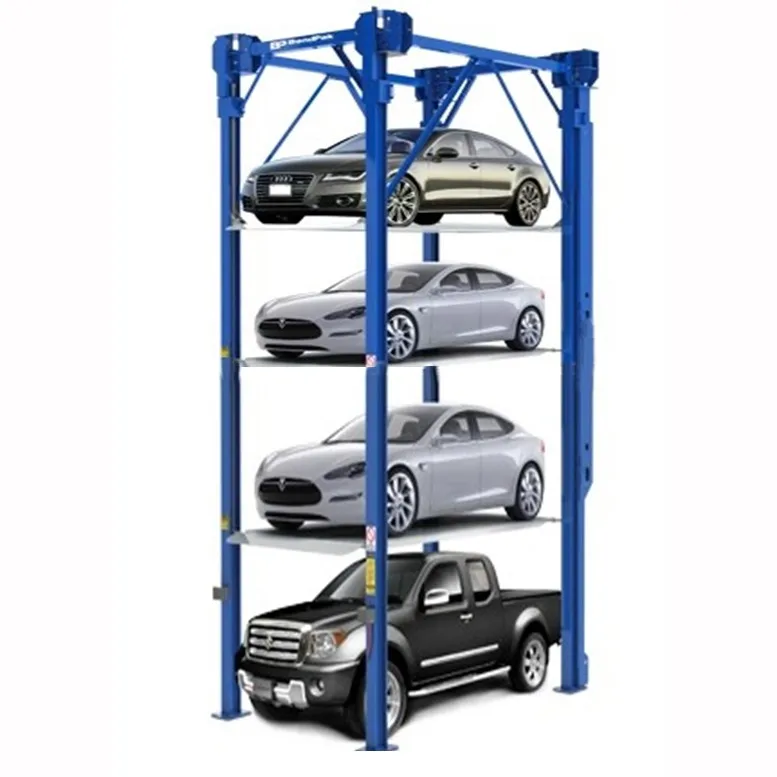Multi Levels Quad Stacker Car Storage Parking Lift System - Buy Car ...