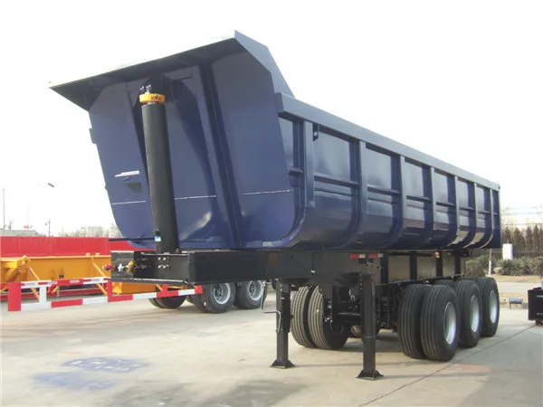 Cimc U Type Heavy Tipper,Dump Trucks Trailers With Bogie German Style ...