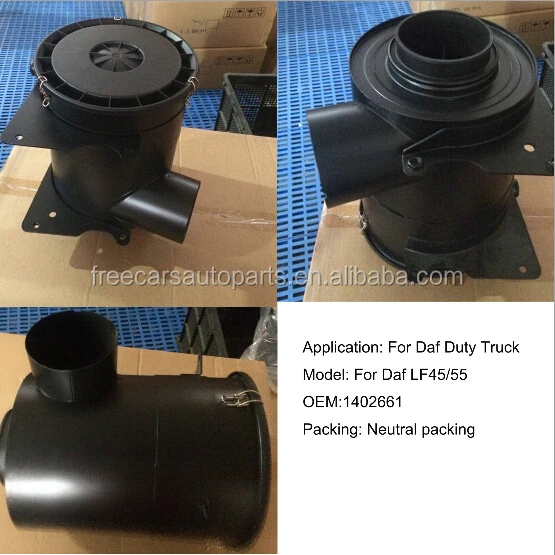 Air Filter Bucket For Daf Truck Lf 45/55 1402661 - Buy Plastic Air ...