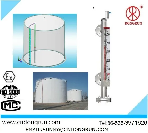 Direct-reading Liquid Level Indicator / Magnetic Level Gauges /water ...