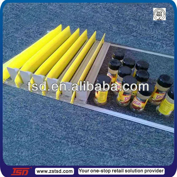 Custom Retail Shop Supermarket Floor Metal Spices Display Stand Shelf Rack