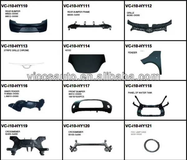 Front Bumper Frame For Hyundai I10 - Buy Front Bumper Frame For Hyundai ...
