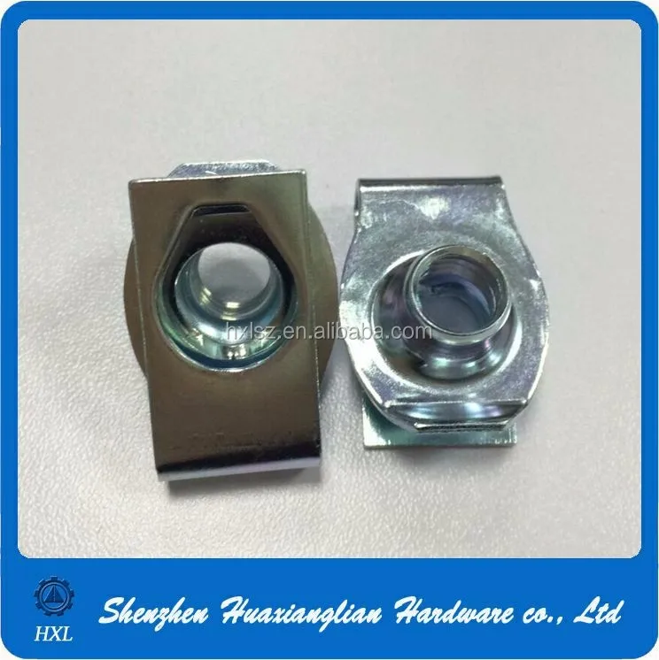 China Fasteners Suppliers - Black Steel U Type Speed Clip Nuts