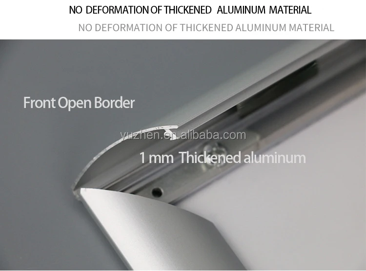Gallery Display Show Alloy Aluminum Metal Multi-Size A1 Plastic Poster ...