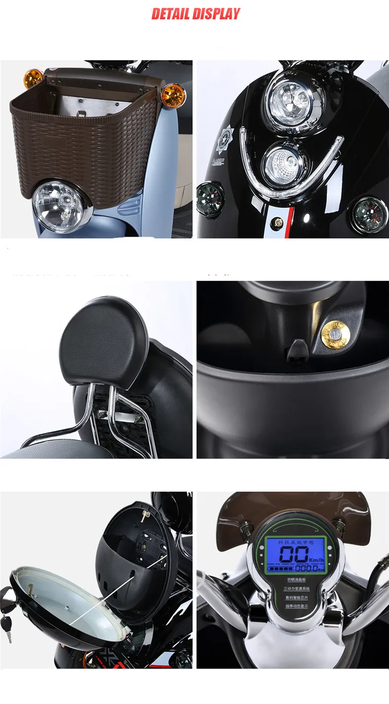 Geared Motor People Electric 500w 3 Wheel Electric Mobility Scooter ...