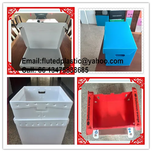 Foldable Corrugated Plastic Coroplast Recycle Bin/corflute Waste Bin ...