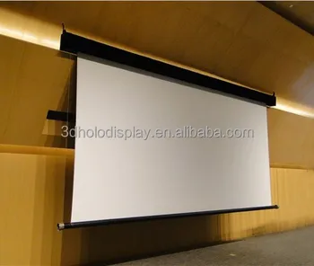 Electric Roll Up Projection Screen/200 Inch Motorized Screen/electronic ...