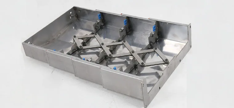 Steel Telescopic Protect Slide Way Bellow Cover - Buy Bellow Cover ...