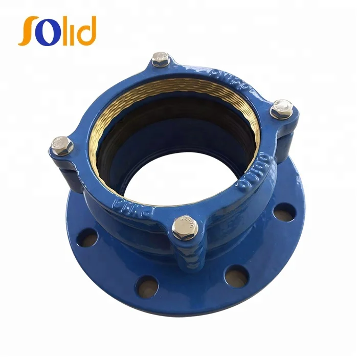 Cast Iron Pipe Fitting Flexible Flange Adaptor Coupling For Pe Pipe ...