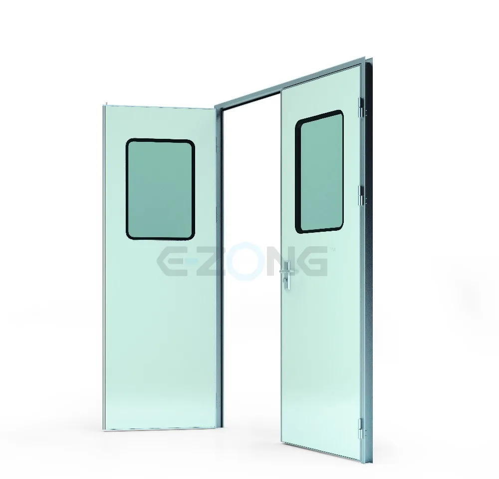 Clean Room GMP Standard Aluminum Frame Sealing Swing Steel Door for ...