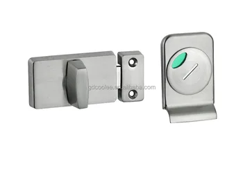 Door Lock Handles Zinc Alloy Toilet Cubicle Partition Indicator Lock ...