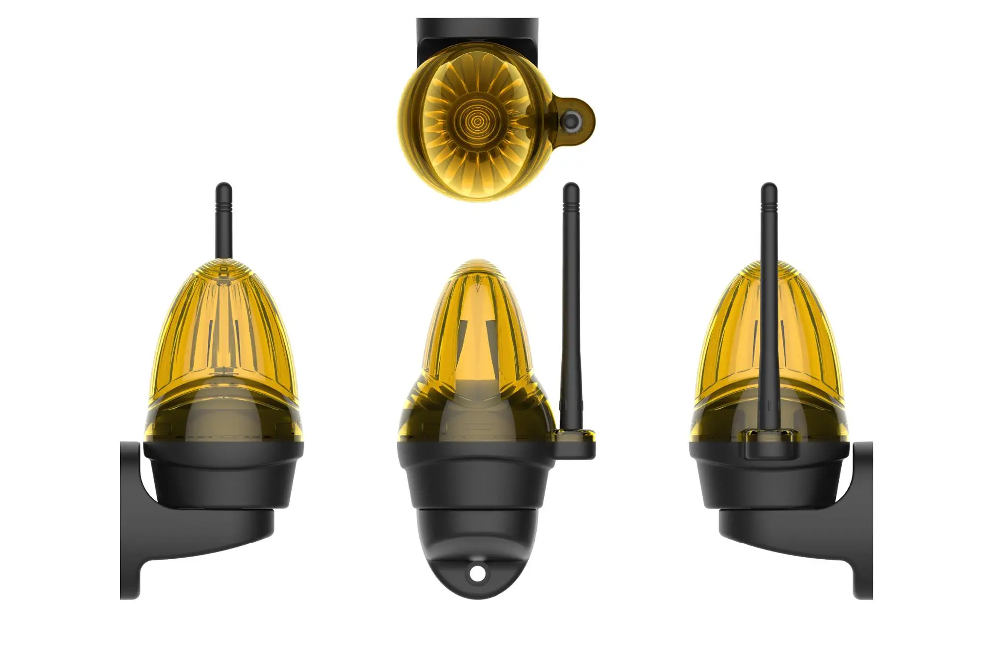 Electric Gate Opener Flashing Amber Lamp - Buy Outdoor Warning Lamp ...