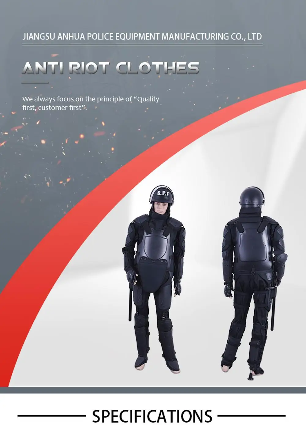 Police Army Military Protection Riot Control Gear Anti Riot Suit Full ...