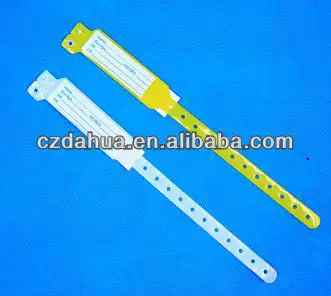 Id Wristband ; Hospital Id Bracelet; Medical Idetification Bracelet ...