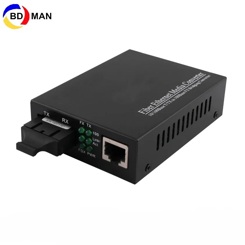 Trendnet 10/100base To Fiber Media Converter 40km 1310nm Sm Sc Optic ...