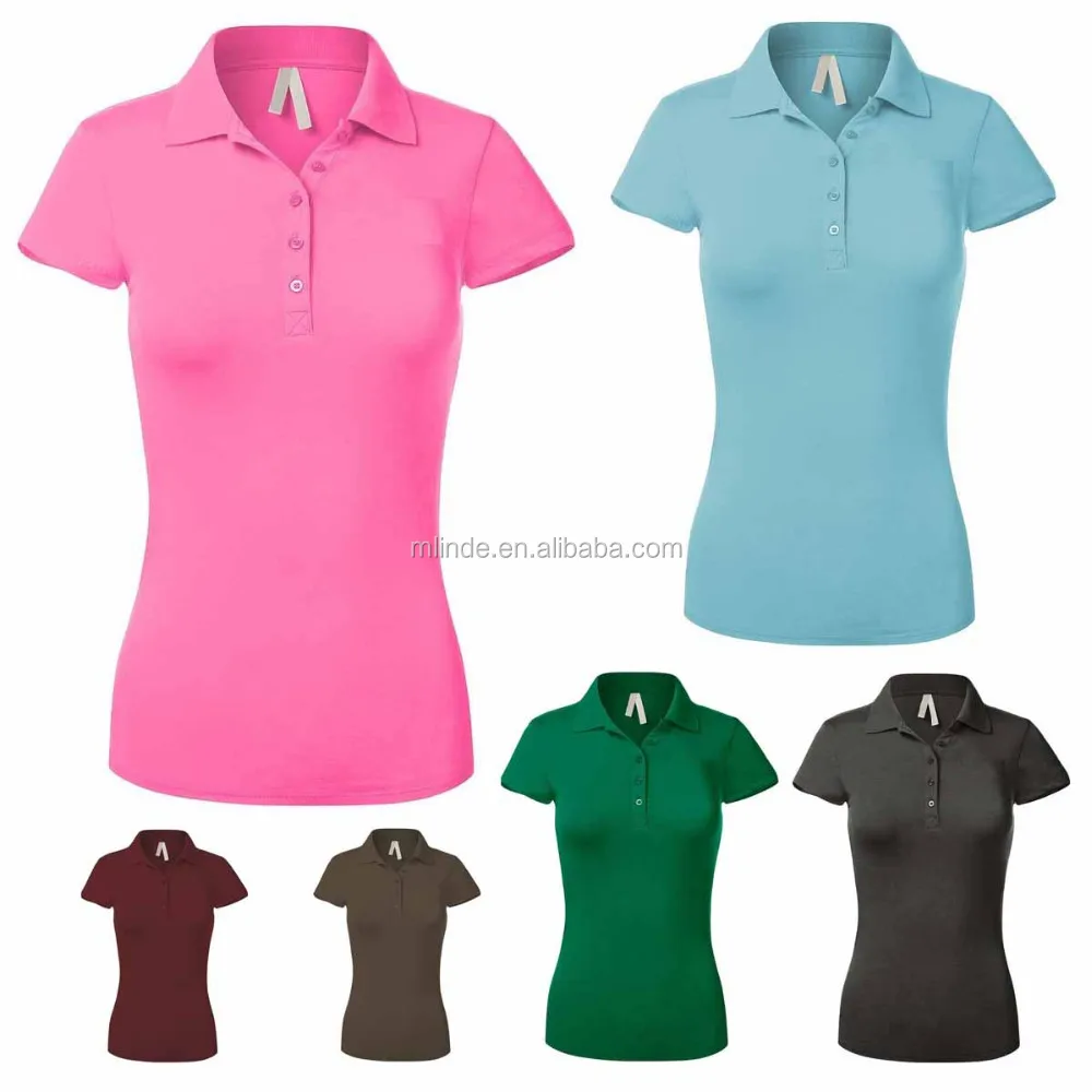 Design Color Combination Polo T Shirt Dry Fit Custom Microfiber 100% ...