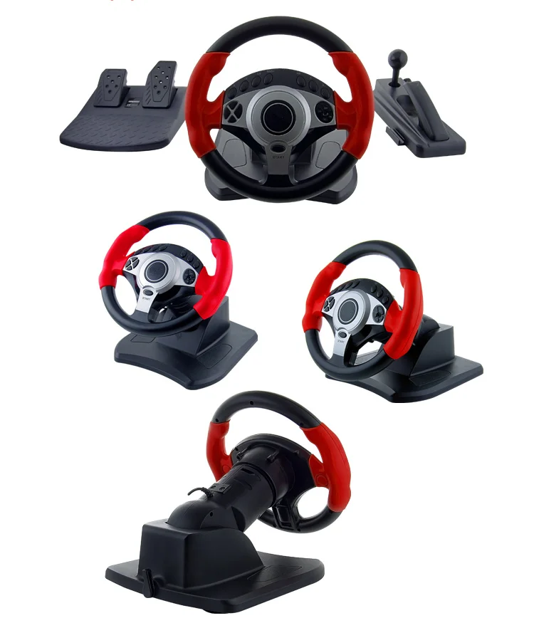 270 Degree Steering Angle Game Wheel Racing Game Controller With Pedal ...