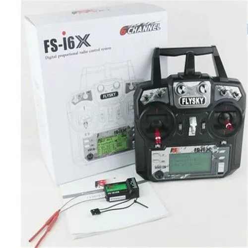 Flysky Fs-i6x 2.4g 10 Channel Rc Transmitter With X6b I-bus Receiver ...