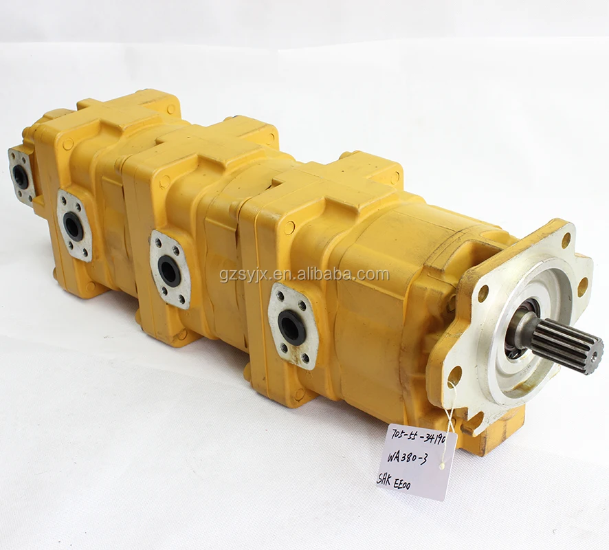 Bull Dozer Wa380 Gear Pumps Hydraulic 705-55-24130 705-56-24080 705-56-34000 705-58-24010 705-55 ...