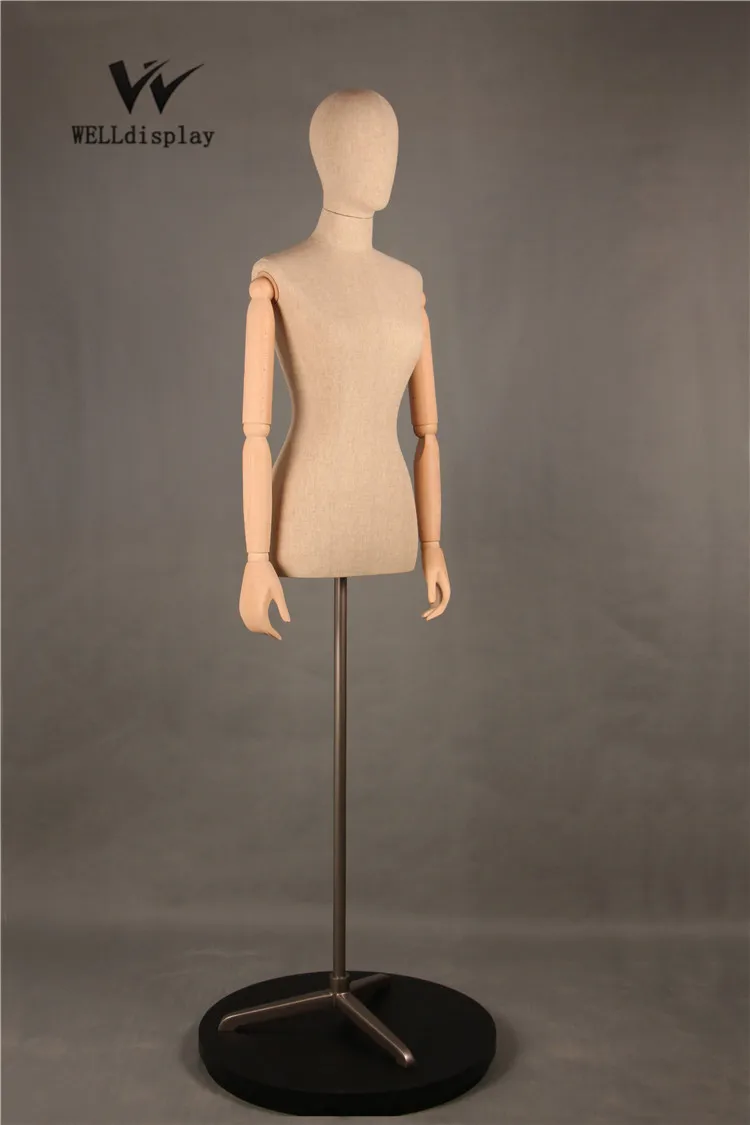 High Grade Foam Upper-body Dressform Sewing Woman Torso Mannequin ...