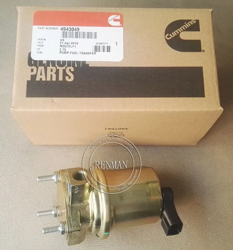 Piezas Del Motor Cummins Bomba De Transferencia De Combustible 4943049 ...