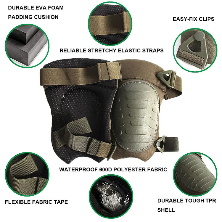 Tactical Safety Gear Military Equipment Knee Pads Professional - Buy ...