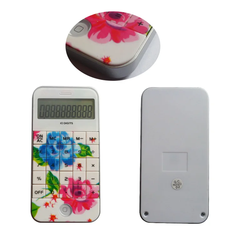 Hot Transfer Colorful Flower Cell Phone Calculator For Promotional ...
