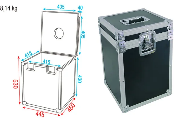 Mirror Ball Flight Case/mirror Ball Cases/dap Spiegelbol Flightcase ...
