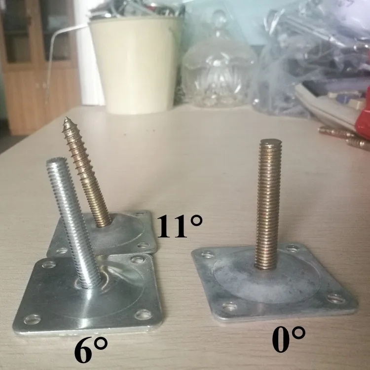 Furniture Hardware Heavy Duty Screw Mounting Plate M8 Or 5/16" Hanger ...