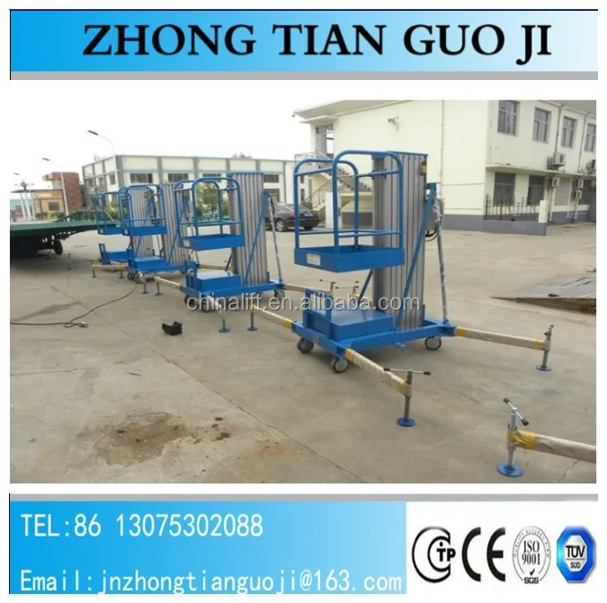 4m-20m Height One Man Lift Portable Mobile Aluminum Hydraulic Vertical ...