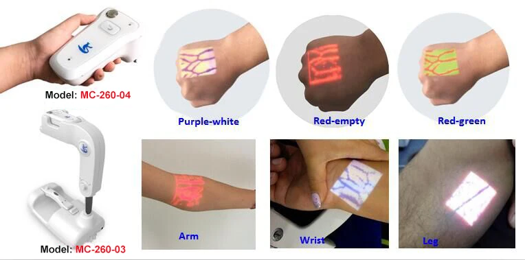 Medical Handheld Transilluminator Vein Viewer,Portable Infrared Vein ...