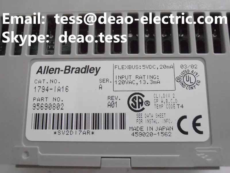 Ab Flex I/o 24v Dc 16 Modul Input Sumber Saluran 1794-iv16 - Buy Flex I ...