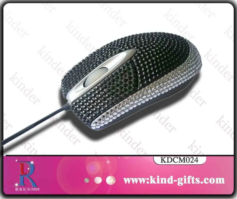 Novelty Gifts Crystal Bling Wireless Computer Mouse - Buy Novelty Bling ...