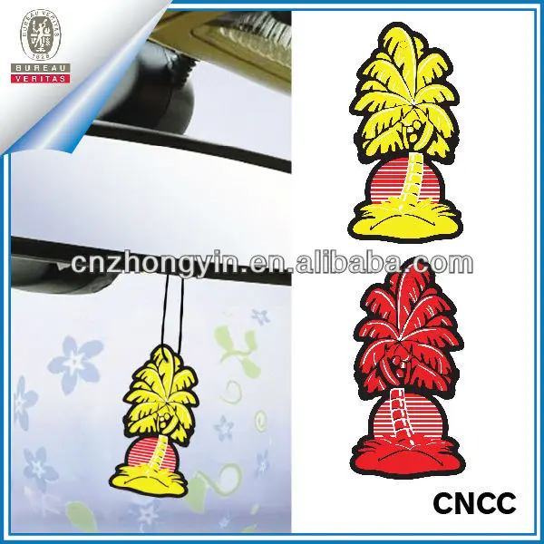 Hanging Car Perfume Card For Promotion Hanging Air Paper Freshener ...