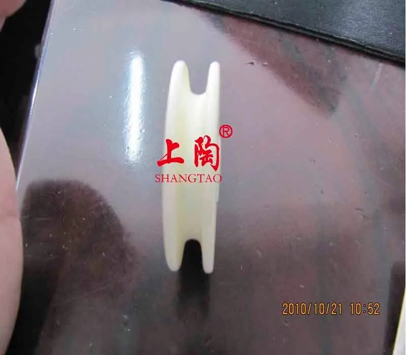 C799 Al2o3 Alumina Ceramic Yarn Guide Roller (single Groove Rollers ...