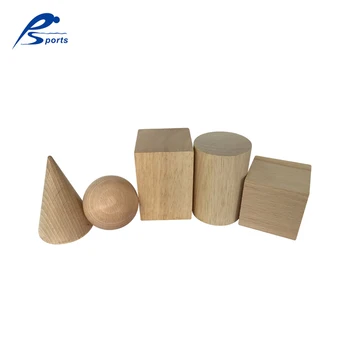 Wooden Natural Tones Geometric Shapes Cone Blocks - Buy Natural Tones ...